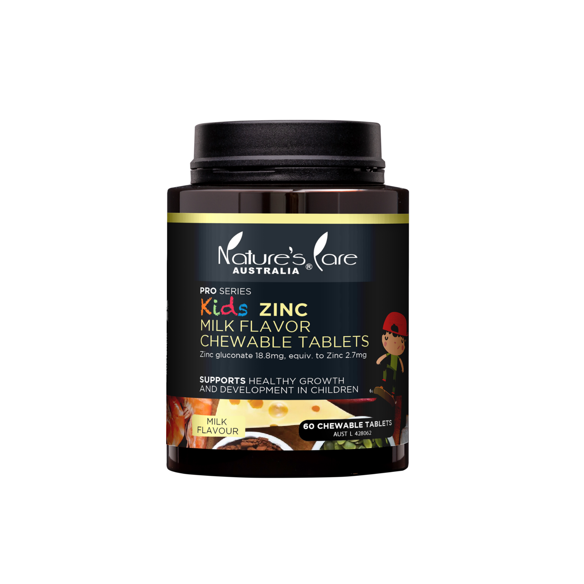 Nature's Care Kids Zinc Milk Flavour 60 Chewable Tablets – Ozways